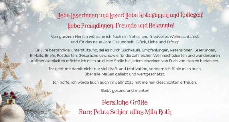Petras Welt - Homepage der Autorin Petra Schier alias Mila Roth